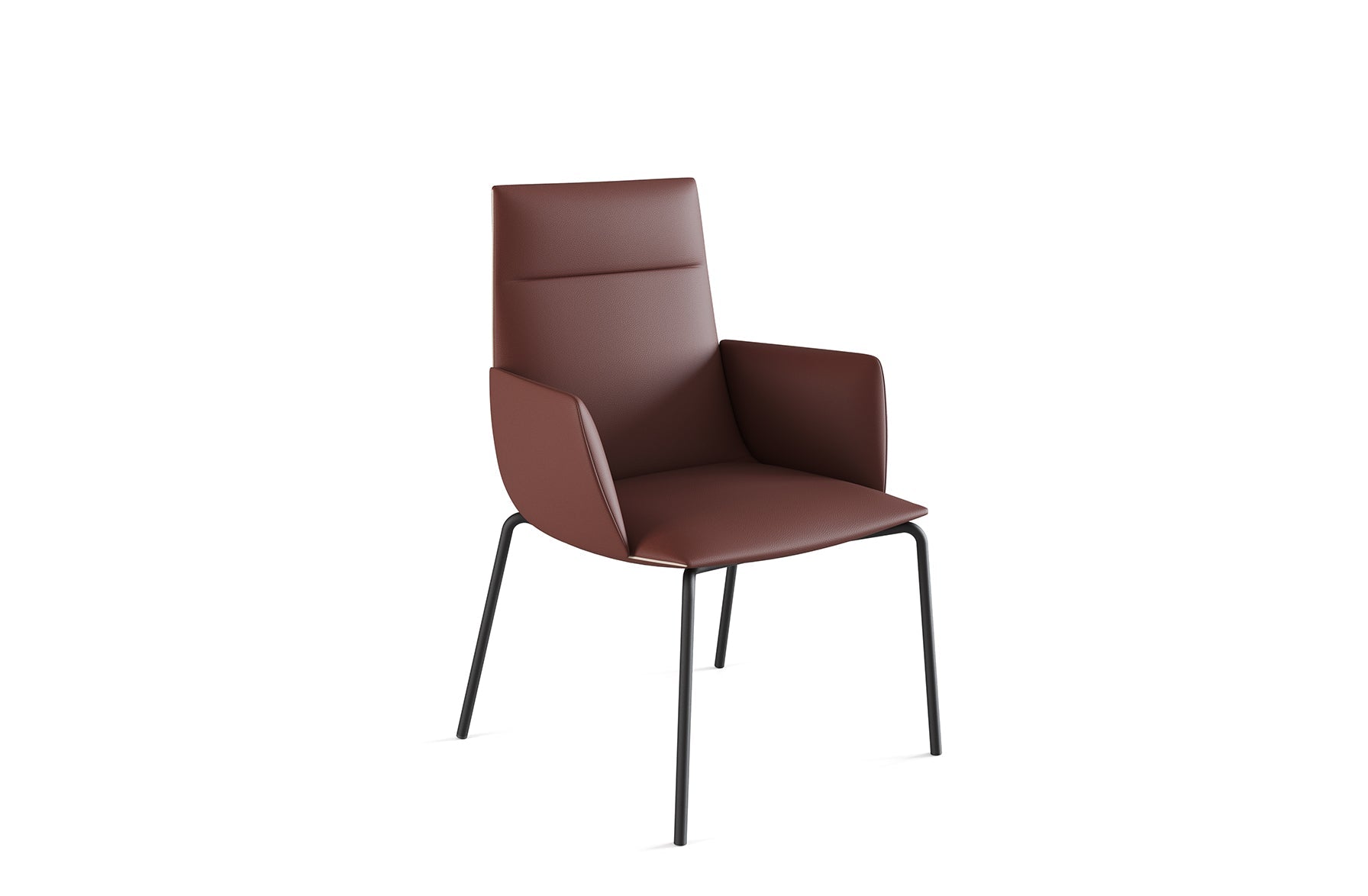 Viccarbe Noha Executive Chair Four Metal Legs | Space Furniture